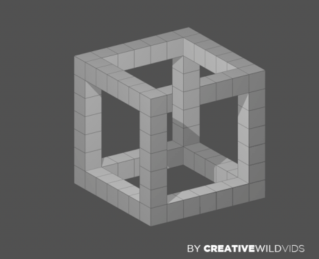 cubo imposible explicado - Un geek en Colombia